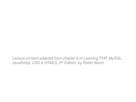 Web Systems Development Csc 215 Ppt Download