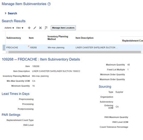 why are we receiving error the destination subinventory is invalid for