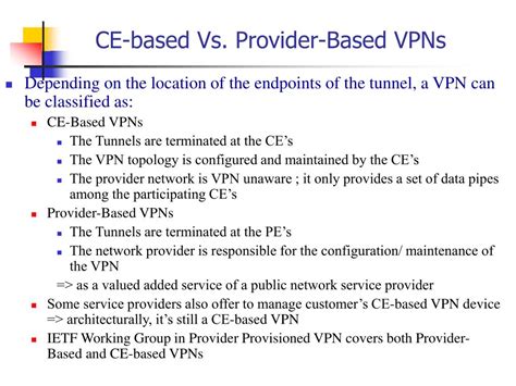 Ppt Provider Provisioned Virtual Private Networks Powerpoint Presentation Id3475862