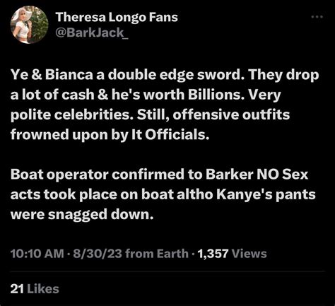 Boat Operator Confirmed No Sex Acts Took Place On Boat Rgoodasssub