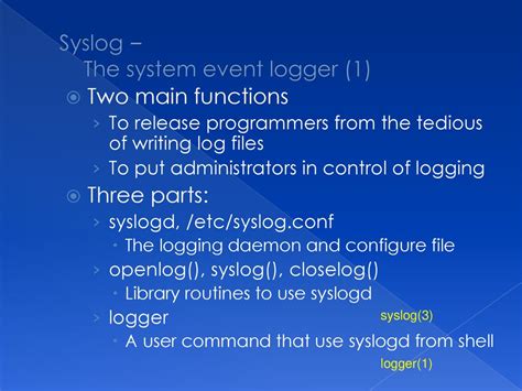 chapter 11 syslog and log files ppt download