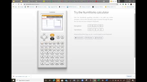 VAR Data NUMWORKS Calc YouTube