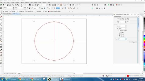 Corel Draw Tips Tricks Rotate This Shape Around And Make It Equal Part YouTube