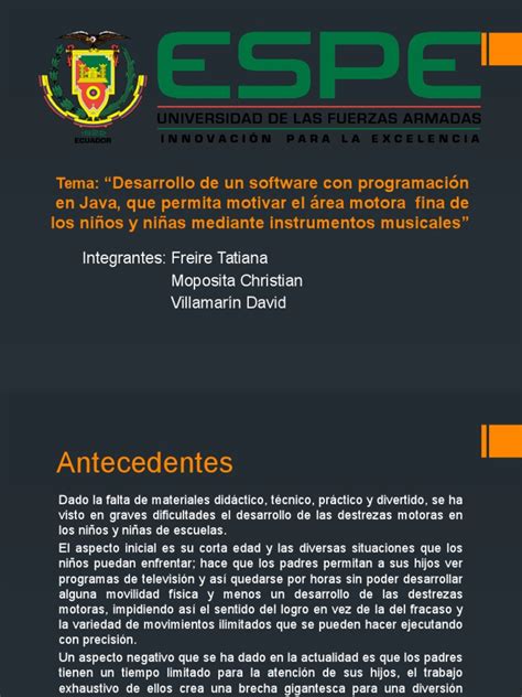 proyecto programacion pdf java lenguaje de programación