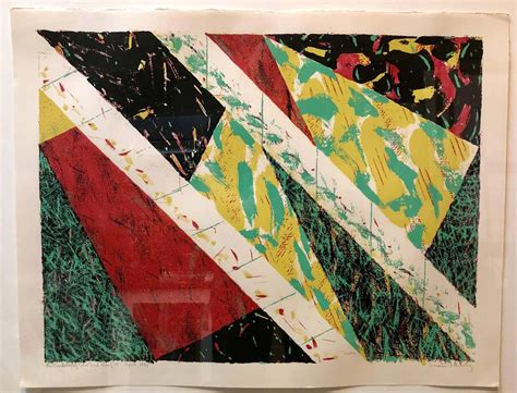 Samia Halaby Position Interplay Arab Modernist Abstract Silkscreen At 1stdibs Jorg Halaby