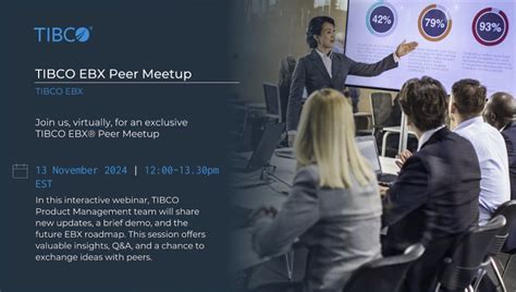 Tibco On Linkedin Join Us In The Upcoming Tibco Ebx® Peer Meetup Webinar On This Wednesday …