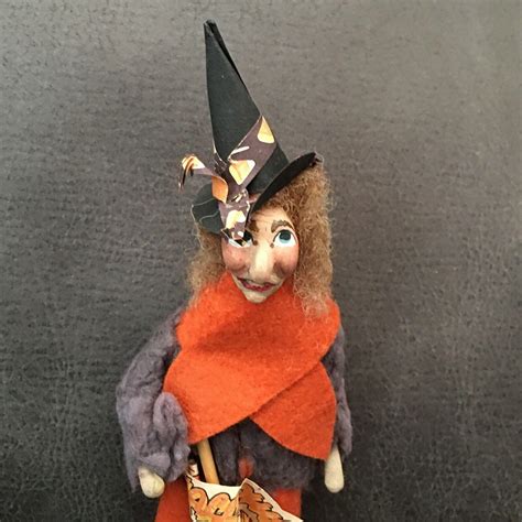 Rare 1990 Antique Connie Krizner Witch 3894836398