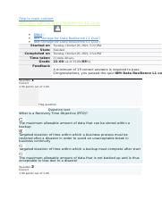 resilency 2 F 27102021.docx - Skip to main content IBM Storage for Data Resilience L1 Quiz ...