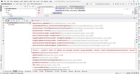 Activiti启报错 Cannot Create Poolableconnectionfactory Could Not Create