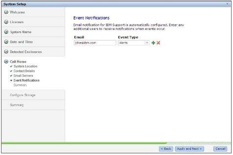 Ibm San Volume Controller And Ibm Storwize Call Home Email Alert And Inventory Configuration