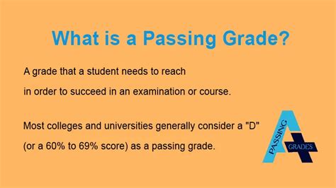 What Is A Passing Grade In College Pasinggrades
