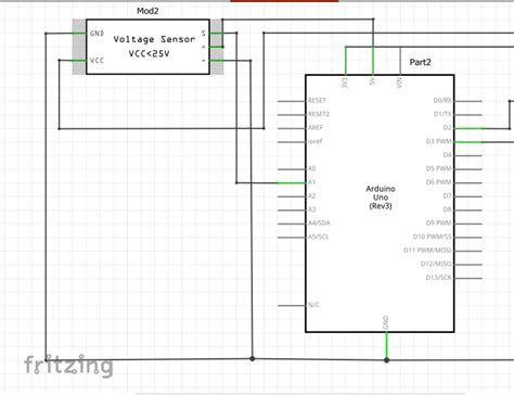 arduino with esp8266 01 for measuring voltage sensor in a power supply