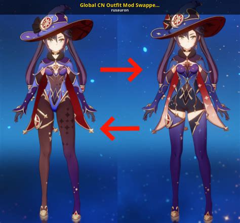 Global Cn Outfit Mod Swapper V43 Modding Tool For Genshin Impact Gi Modding Tools