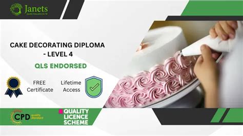 Online Level 4 Diploma In Cake Decorating Qls Endorsed Course