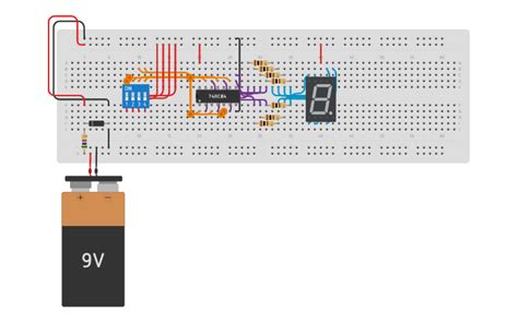 Circuit Design Ic 7404 Tinkercad