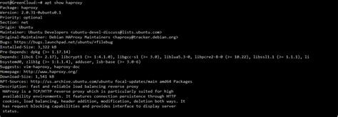 How To Install And Configure HAProxy On Ubuntu GreenCloud Documentation