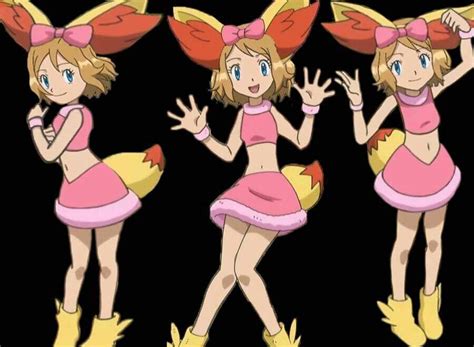 Serena Dressed As Fennekin ♡ I Give Good Credit To Whoever Made This