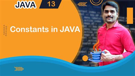 constants in java java tutorial 13 🚀 youtube