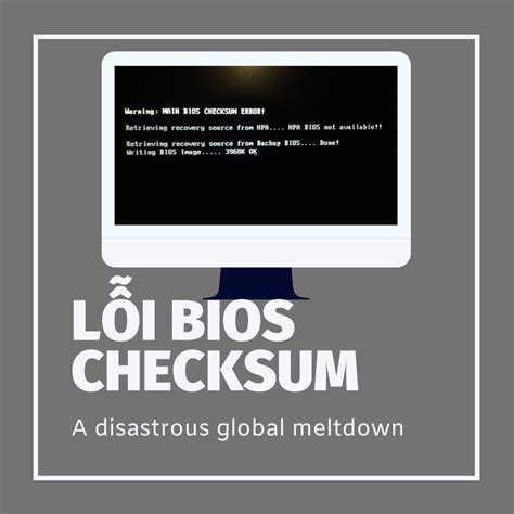 Hướng Dẫn Sửa Lỗi Bios Checksum Error