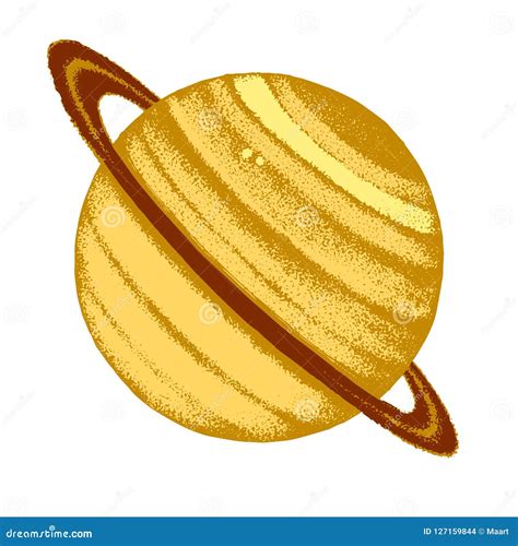 Saturn Drawing With Color At Barbara Ridgley Blog