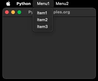 Tkinter Create Menu Bar Python Examples