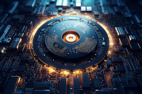 Integrated Circuit With Quantum Chip Technology Cpu Processor