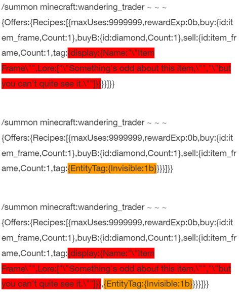 Why Does 1 Work And 2 Work But 3 Doesnt R Minecraftcommands