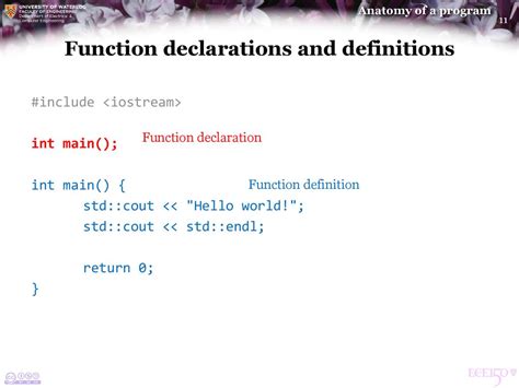 anatomy of a program ppt download