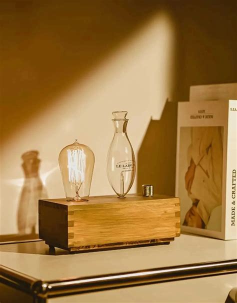 Aroma Diffuser Vintage Tungsten Filament Lamp Aromatherapy Machine