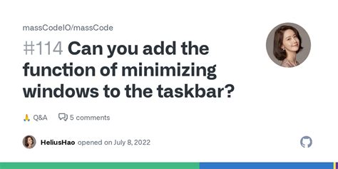 Can You Add The Function Of Minimizing Windows To The Taskbar