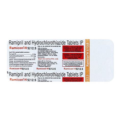 Ramicon H 5 Tablet 10s Price Uses Side Effects Substitutes Netmeds