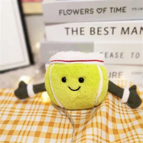 Simulation Tennis Ball Plush Toy 60 69cm Foam Rubber Filled Soft Plush