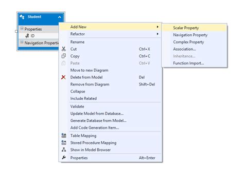 Creating A Model First Model In Entity Framework