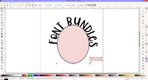 Curve Text In Inkscape In Easy Steps Design Bundles