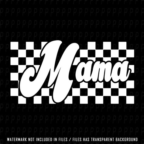 Checkered Mama Svg Checkered Mama Cut File Mama Svgbirthday Svg