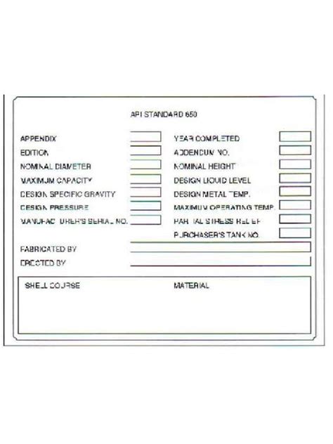 Placa De Tanque Api 650 Pdf
