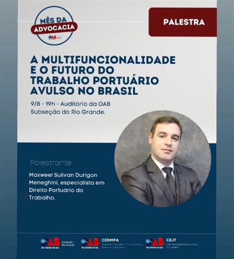 0908 19h A Multifuncionalidade E O Futuro Do Trabalho Portuário