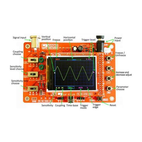 Mini Digital Oscilloscope Diy Kit Fully Welded Ass Vicedeal