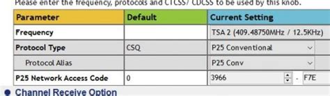 Unication G Series Use Nac For P25 Trunking Forums