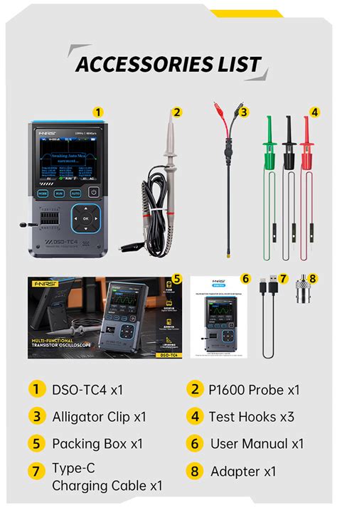 Fnirsi Dso Tc4 Digital Oscilloscope