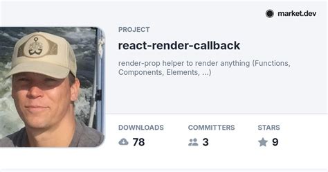 react render callback ecosystem directory market dev