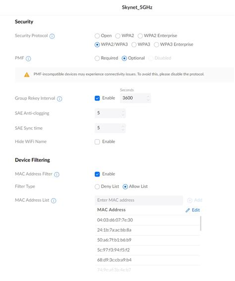 MAC adress filter i hemmanätverket Teknik i Hemmet