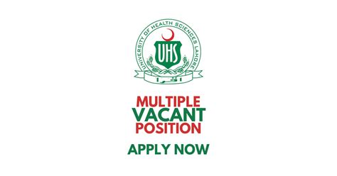 University Of Health Sciences Uhs Jobs March 2025