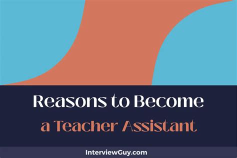 25 Reasons To Become A Teacher Assistant Be A Role Model