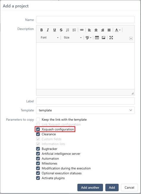 configure xsquash4gitlab in squash tm squash documentation