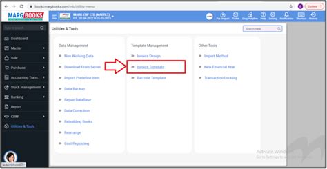 How To Set Default Invoice Format For Separate Transactions In Marg Books