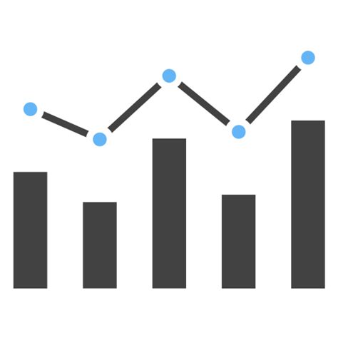 Statistical Graphic Generic Blue Icon
