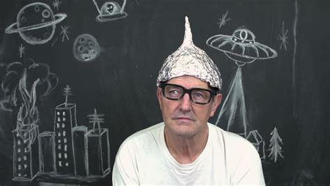 Screaming Nerd Alien Chalkboard Background Stock Footage Video Royalty Free