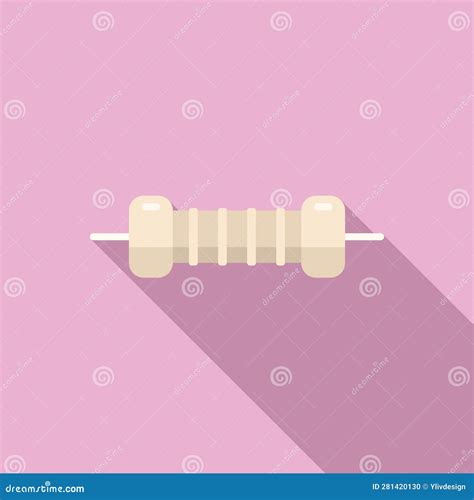 Resistor Icon On White Vector 231018854