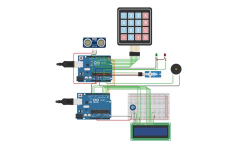 Circuit Design Final Project Alarm Keypad Tinkercad